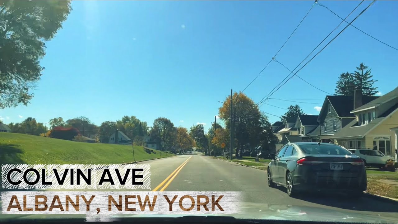 A short tour drive around Colvin Ave, Albany New York - YouTube
