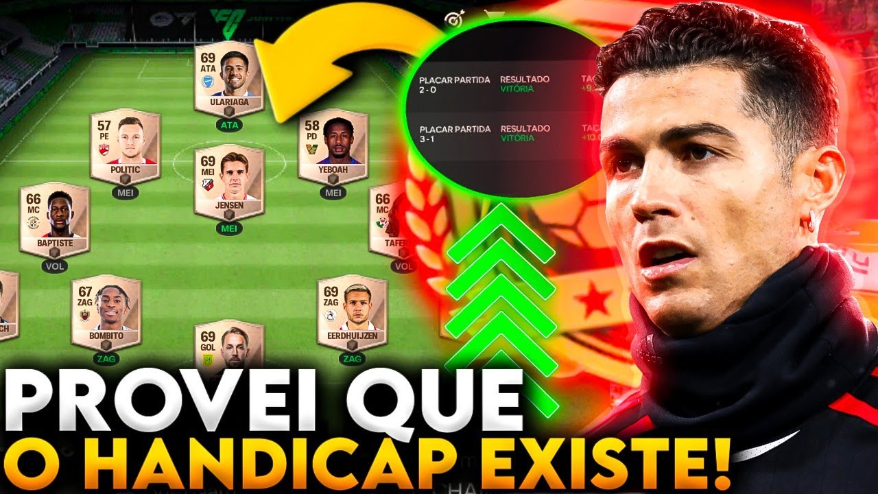 PROVANDO QUE O HANDICAP EXISTE NO FC MOBILE 25 - YouTube