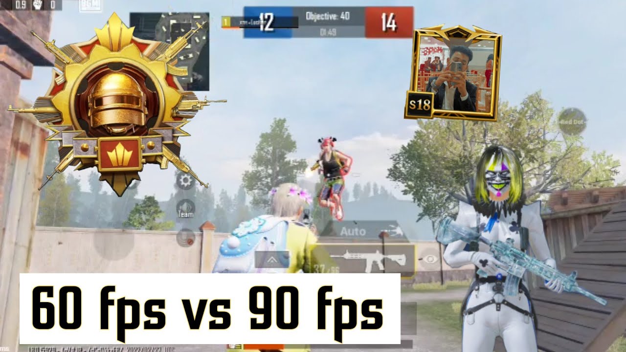 60 fps vs 90 fps 🥵 Conqueror player 🥶 @STAR • Captain - YouTube