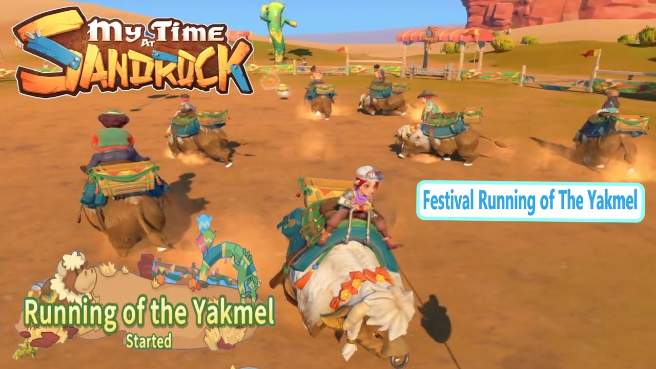 My Time At Sandrock - Festival Event Running Of The Yakmel - 68 - YouTube