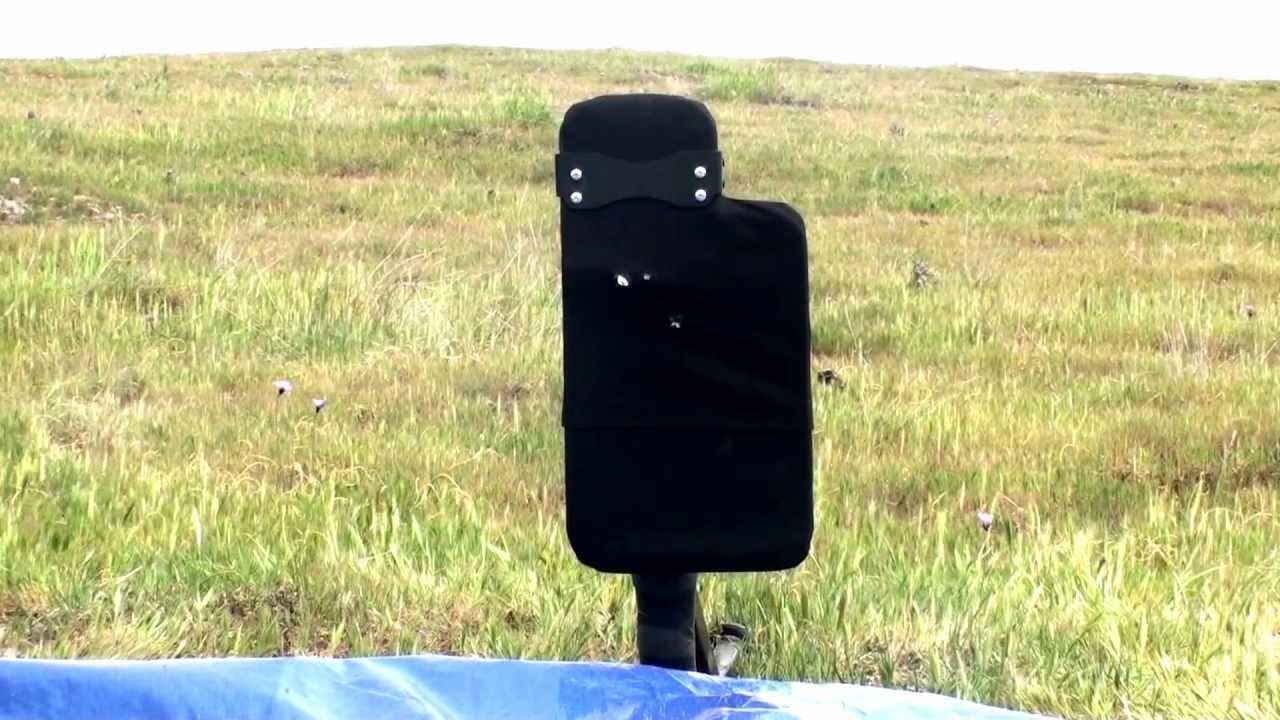 Riggs Shield Ballistic Test 12 Gauge Slug - YouTube