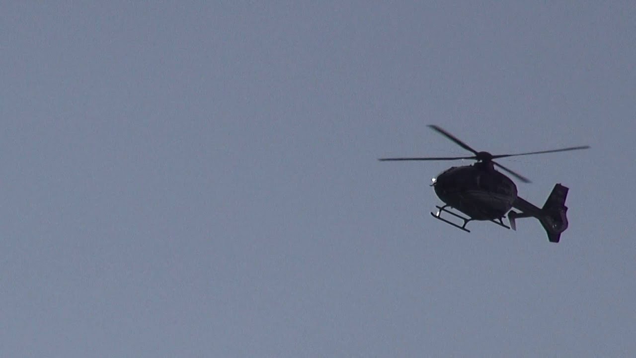 Eurocopter EC135-Red Bull-fly by-plane spotting- HD - YouTube