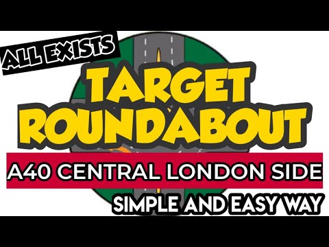 Target Roundabout all exists from A40 Central London|Greenford |Yeading ...