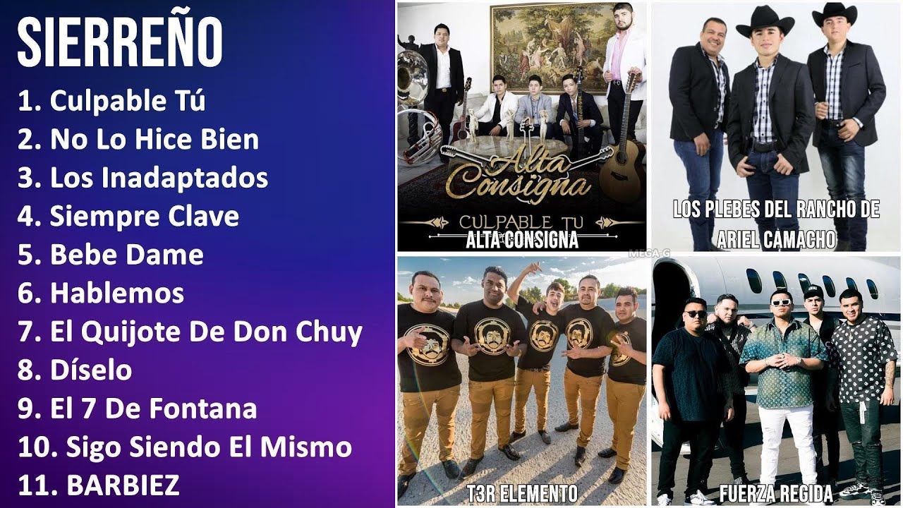 SIERREÑO ~ 16 Exitos ~ Top Clásicos - YouTube