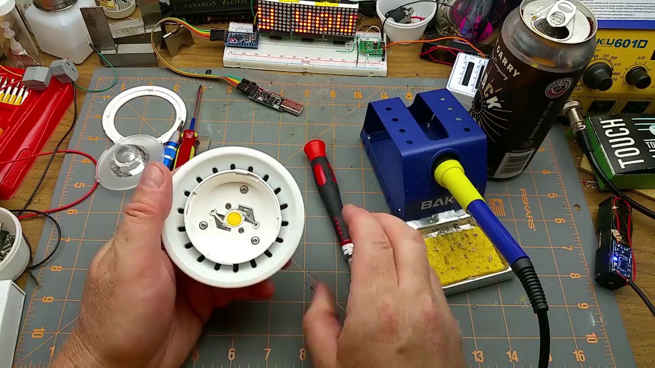 LED light teardown - YouTube