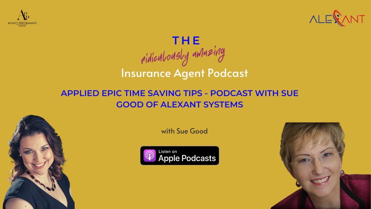 Time Management in Insurance | Applied Epic Time Savings Tips with Sue ...
