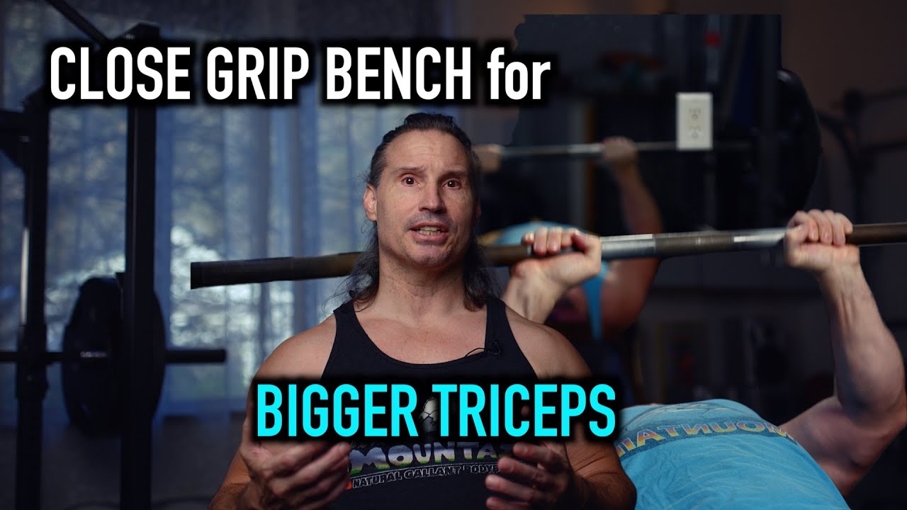 How to GET BIGGER TRICEPS with Close GRIP BENCH - YouTube