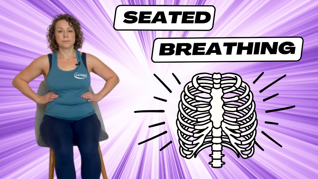 Chair Exercises: Pilates Breathing - YouTube