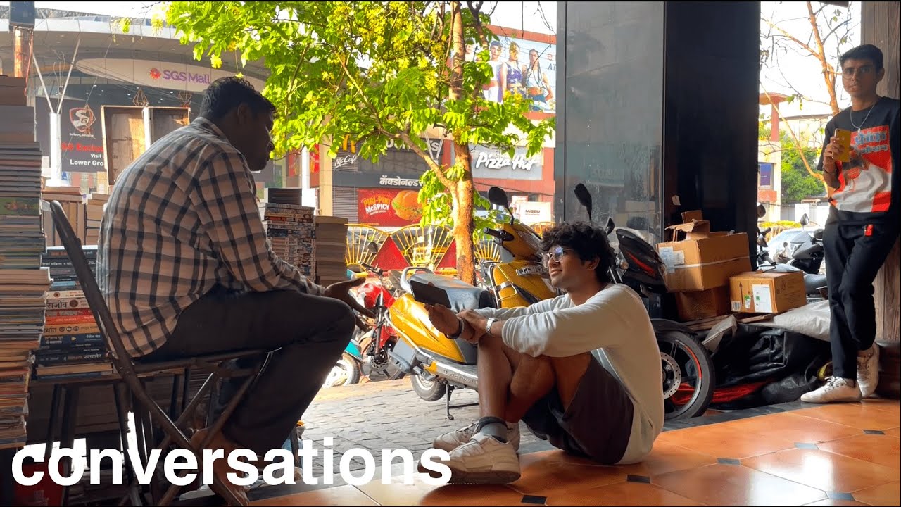interviewing our local book seller · conversations episode 1: Mr. Anand ...