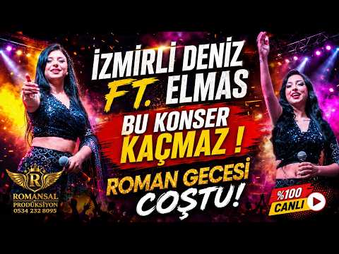 İZMİRLİ DENİZ FT. ELMAS | ROMAN GECESİ ORTALIĞI SALLADI! 💃 SAKARYA KÜLTÜR FESTİVALİ #romandüğünleri