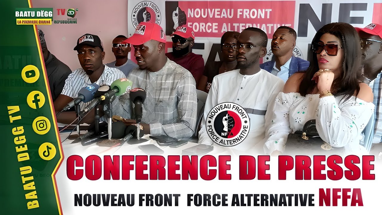 🔴[ EN DIRECT ] CONFERENCE DE PRESSE NFFA NOUVEAU FRONT FORCE ...