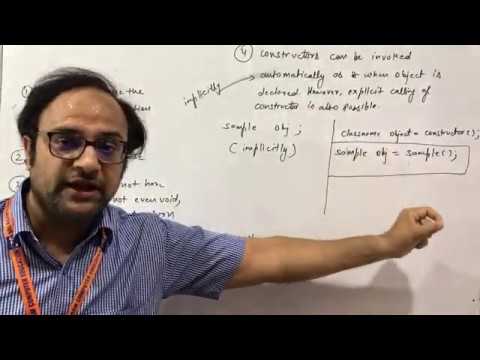 Lecture 17 Constructors in C++ | SRC Learning | C++ - Language Tutorials in Hindi. - YouTube