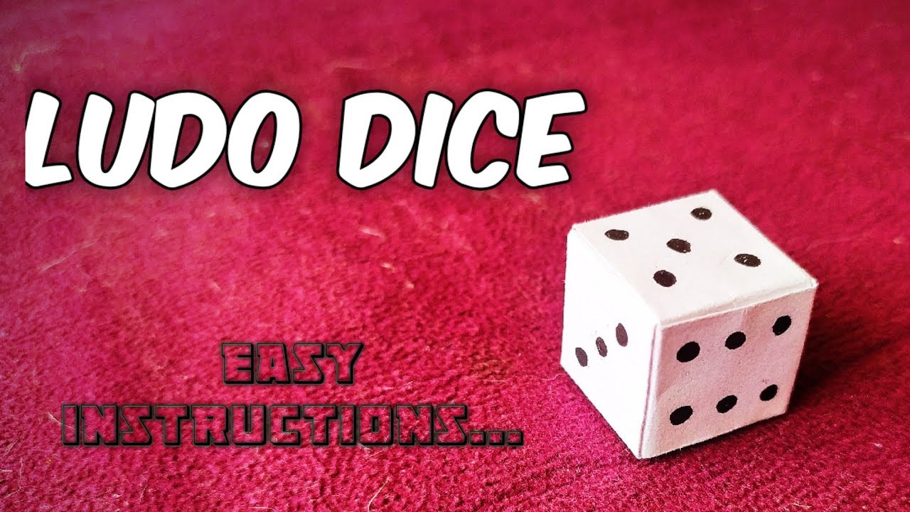 How to make paper dice | origami ludo dice | paper cube | #origami # ...