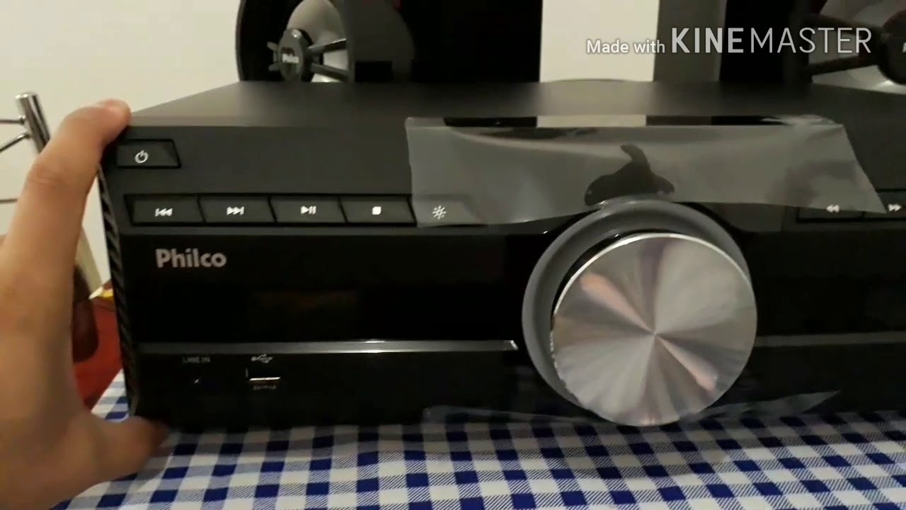 Parte 1_Mini System Philco PH1700 BT com Conexão Bluetooth Rádio FM ...