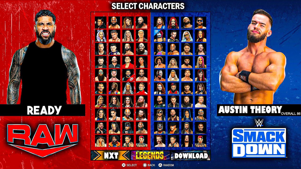 WWE 2K24: I Turn the Game Into SmackDown Vs. Raw! - YouTube