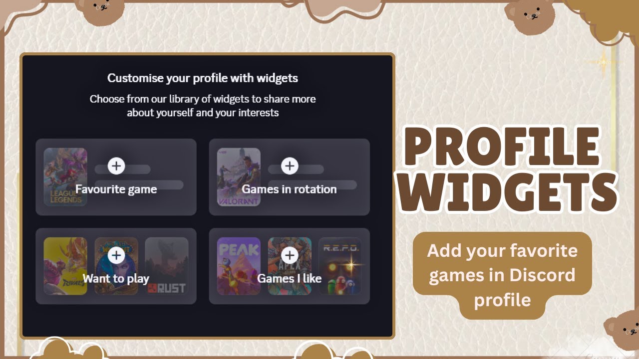 *NEW FEATURE* ~ PROFILE WIDGET | ADD YOUR FAVORITE GAMES IN YOUR ...