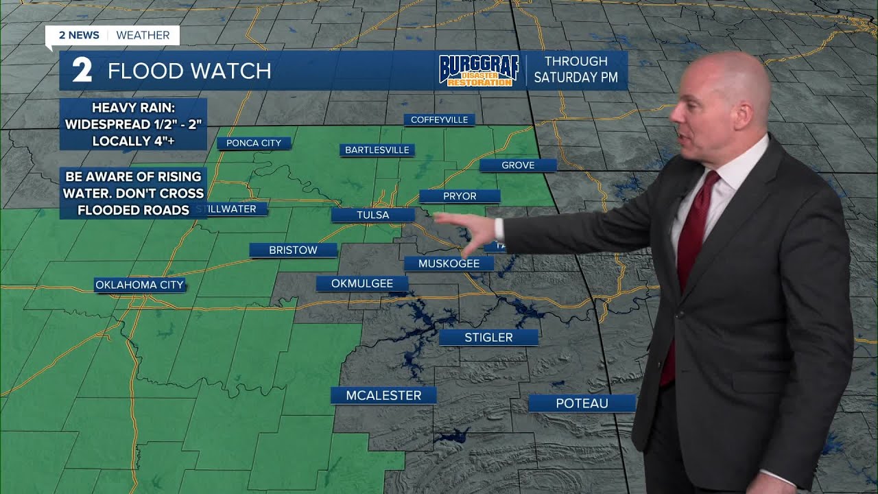 Flood Watch in effect through Saturday PM - YouTube