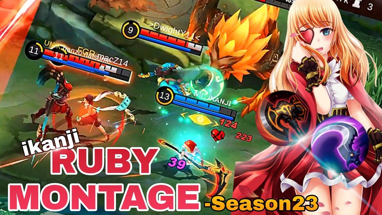 RUBY MONTAGE | RUBY HIGHLIGHTS | SEASON 23 | RUBY META | ikanji plays | MOBILE LEGENDS - YouTube