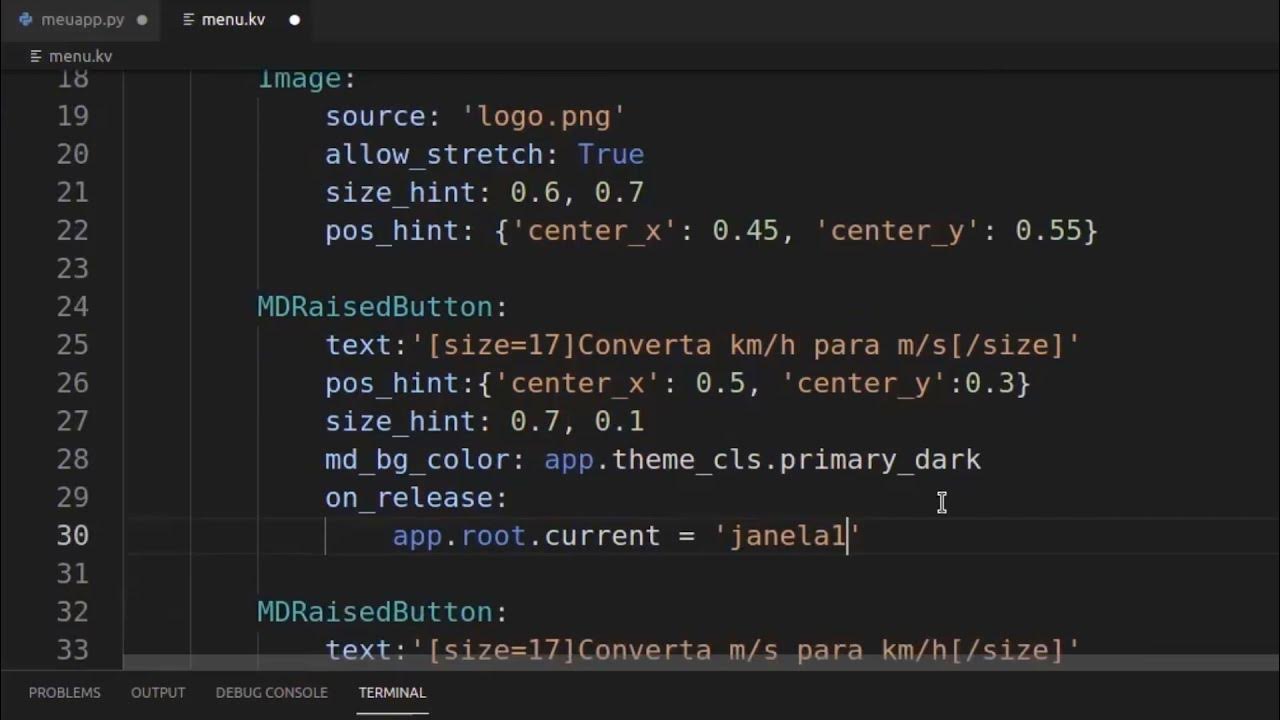 KivyMD - Múltiplas Telas (ScreenManager) | Conversor de Velocidade (Parte 5) - YouTube