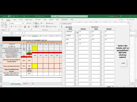 CRRT calculator for Tablo tutorial