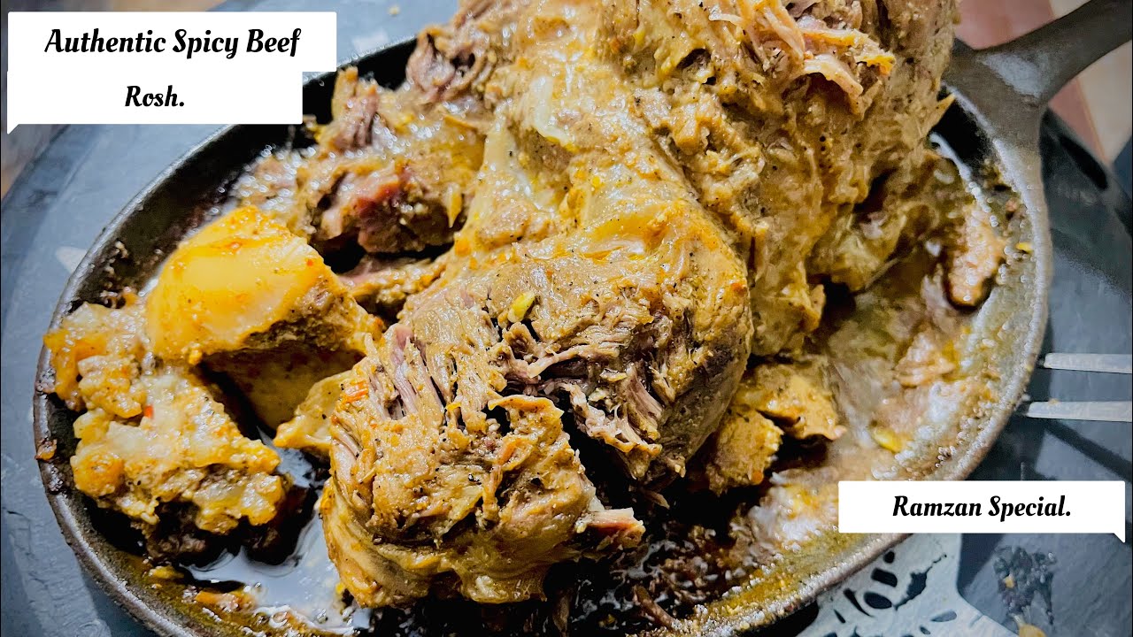 Authentic Spicy Beef Rosh.🥩. Recipe&Making.📖 By@Flavour975 .💫 - YouTube