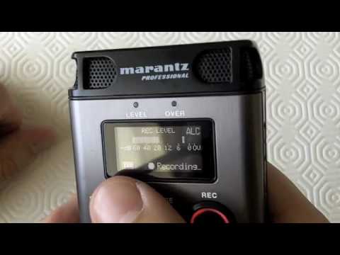 Marantz PMD620 Overview - YouTube