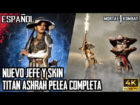 Mortal Kombat 1 - Titan Ashrah Pelea Completa Nuevo Jefe y Skin - YouTube