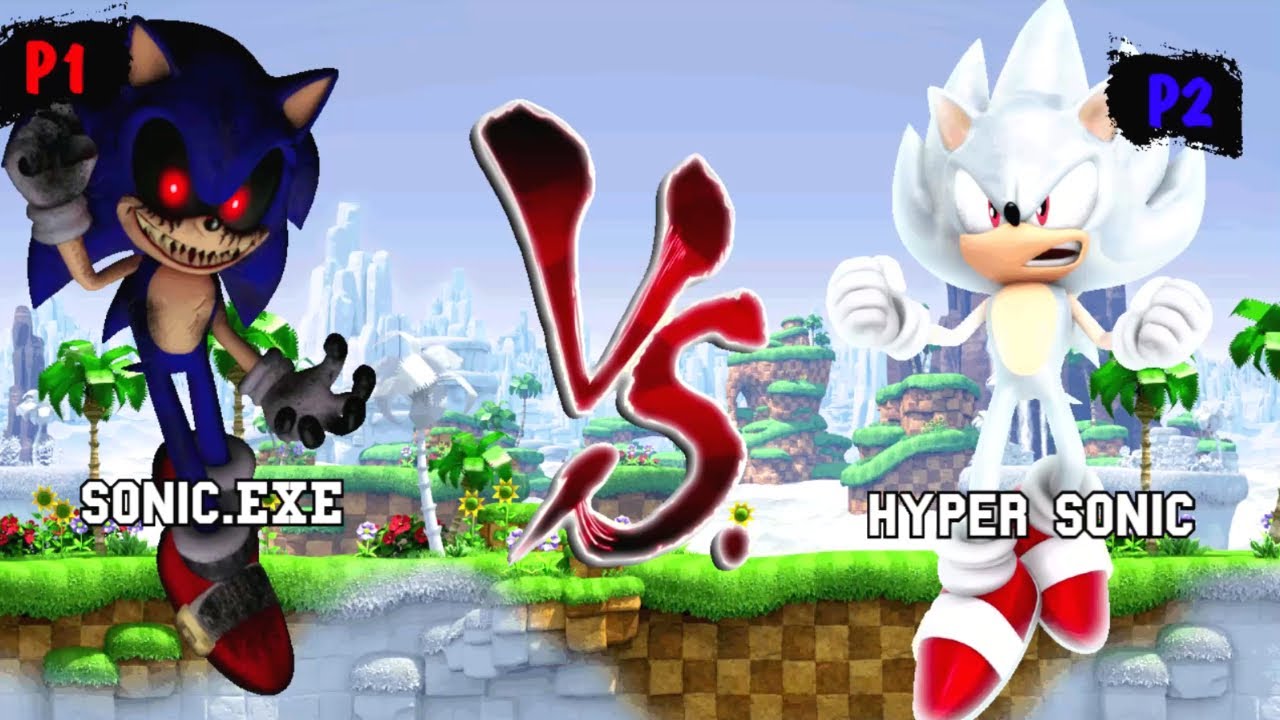 Sonic exe & Dark Sonic VS Hyper Sonic I Sonic Battle JUS MUGEN v3 - YouTube