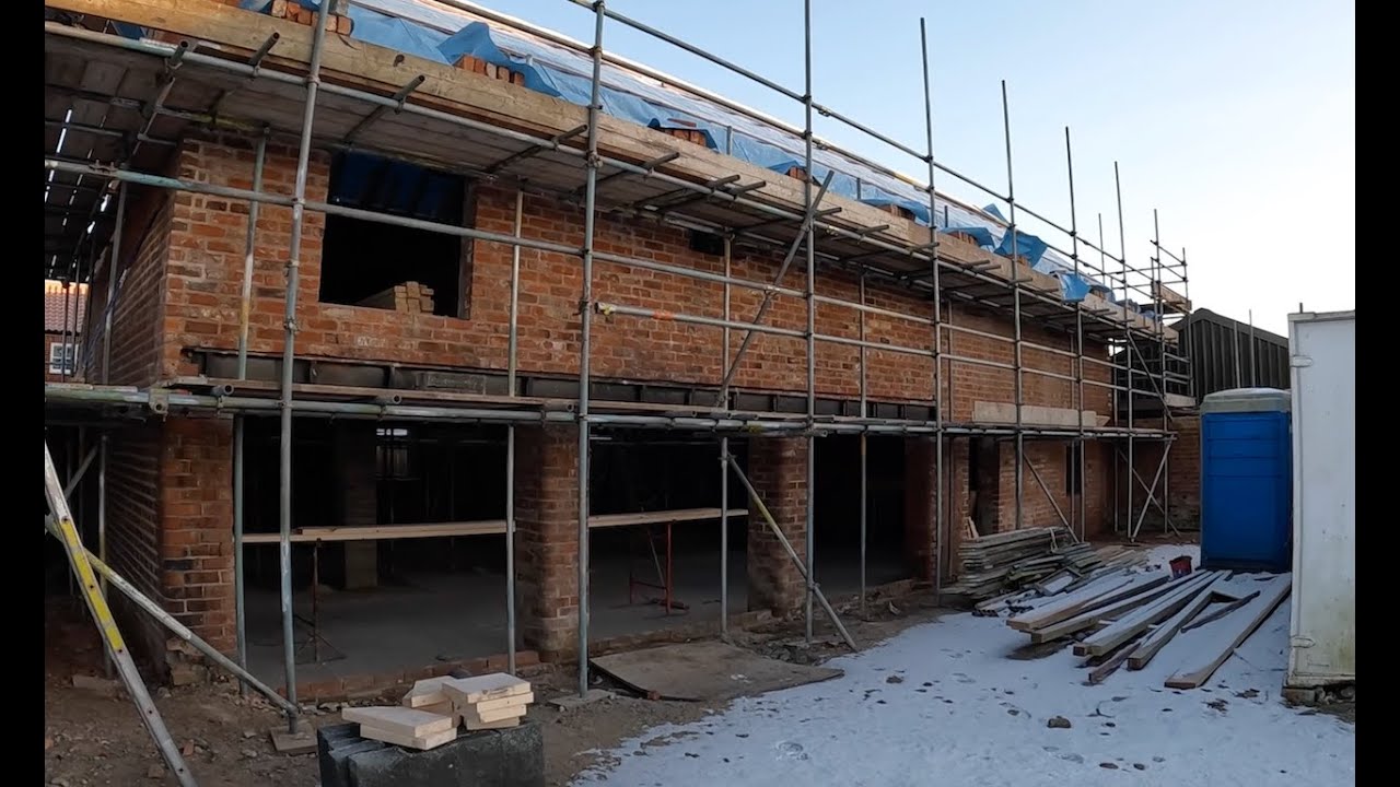 An introduction to the derelict barn conversion and a tour around the ...