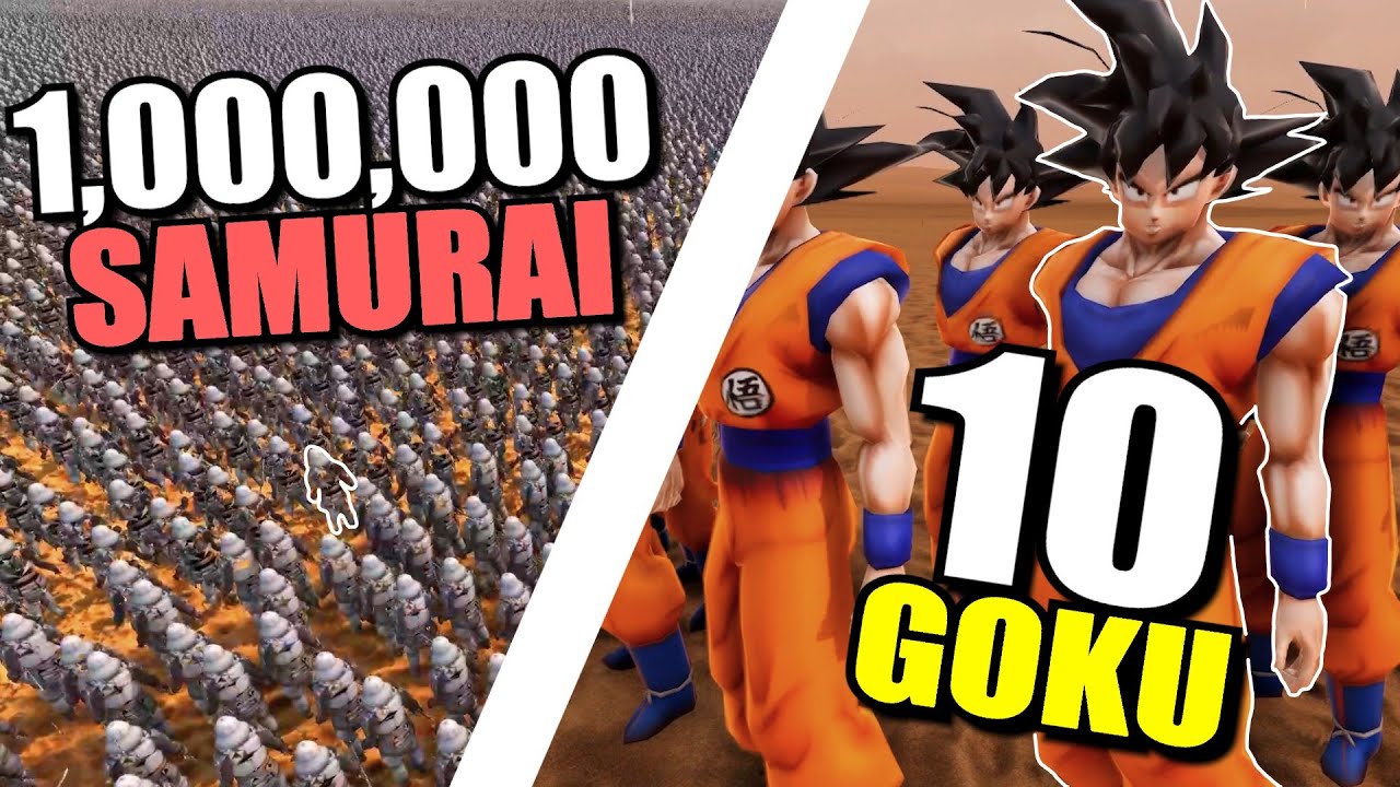 1,000,000 Samurai VS Goku... (UEBS - Ultimate Epic Battle Simulator ...