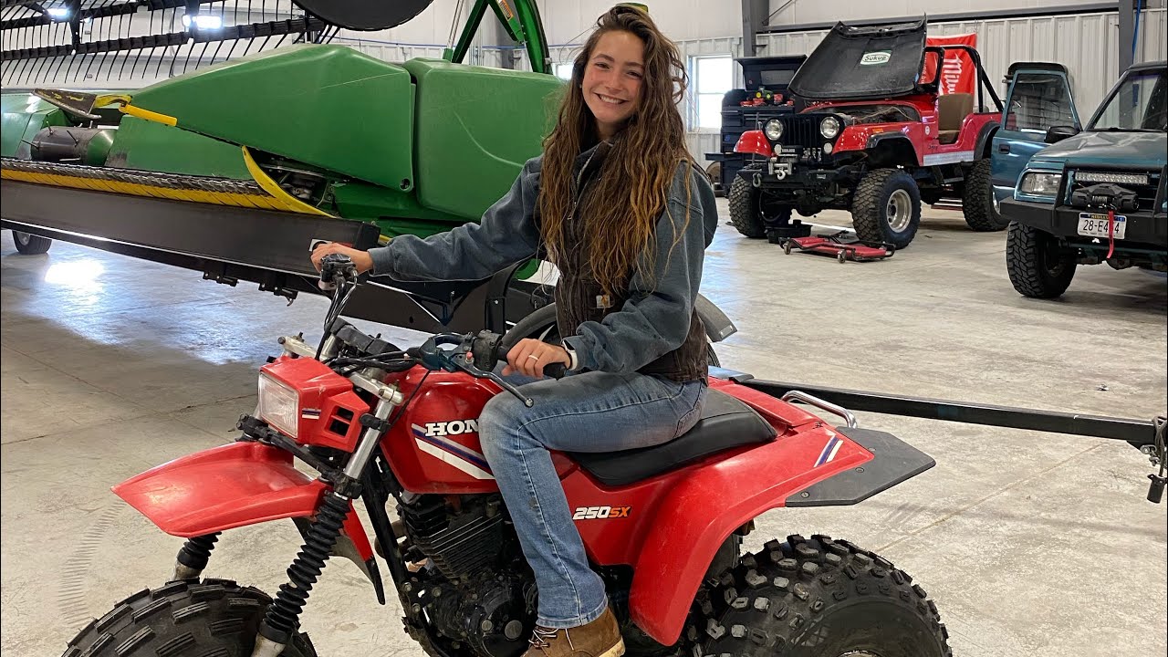 Case 8250 and Honda 3 Wheelers! - YouTube