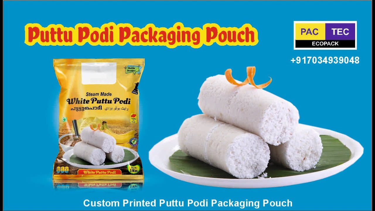 Puttu Podi Packaging Pouch, Puttu Podi Packaging - YouTube