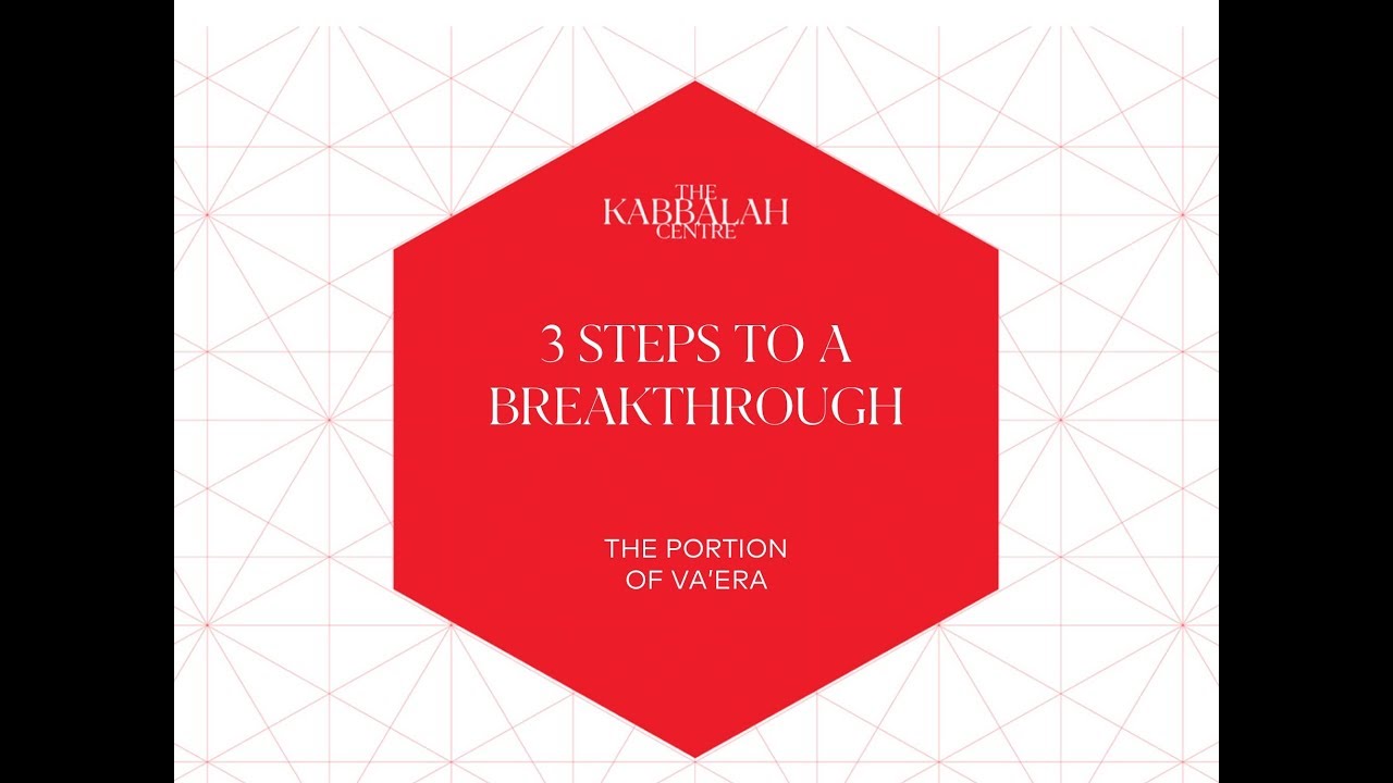 3 steps to a breakthrough - Va'era - - YouTube
