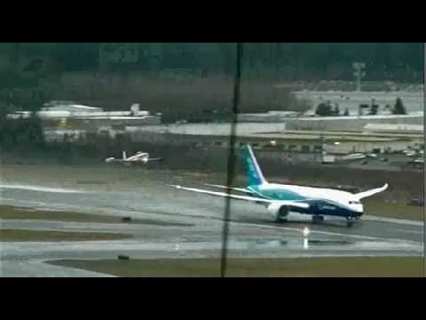 Boeing 787 First Flight December 15th, 2009 - YouTube