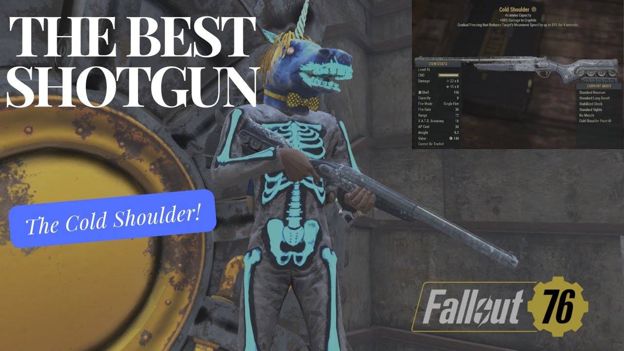 Why the Cold Shoulder is the ONLY Shotgun You Need in Fallout 76! - YouTube