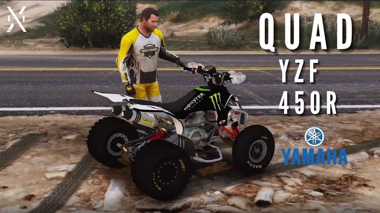 YAMAHA Quad YZF450 - GTA V Mod - YouTube