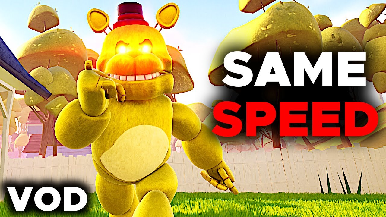 FASTER THAN FREDBEAR IN HELLO NEIGHBOR ? - YouTube
