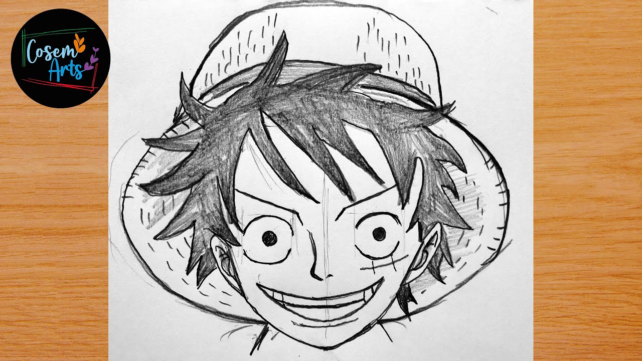 Anime Luffy Drawing || How To Draw Monkey D. Luffy | One Piece ...