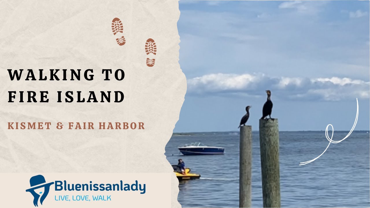 Walking to Kismet & Fair Harbor FI from Robert Moses Beach - YouTube