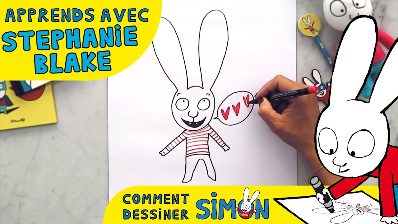 Simon - Apprends à DESSINER Simon avec Stephanie Blake HD [Officiel ...