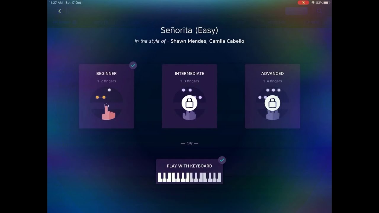 Señorita song keyboard 🎹 version by sarah - YouTube