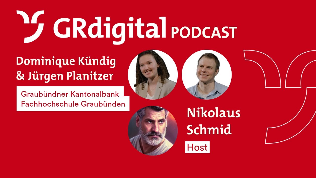 GRdigital Podcast - Dominique Kündig & Jürgen Planitzer (Digitale Transformation@GR) - YouTube