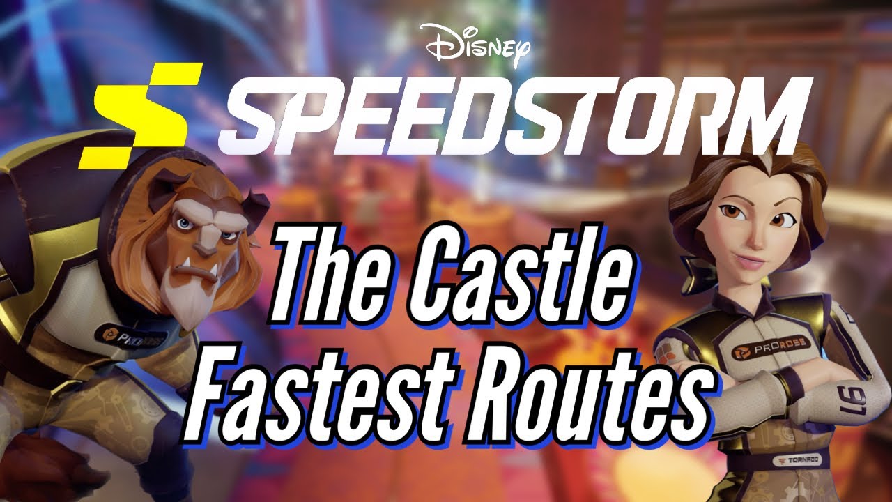 Faster Routes/Shortcuts In The Castle | Disney Speedstorm - YouTube