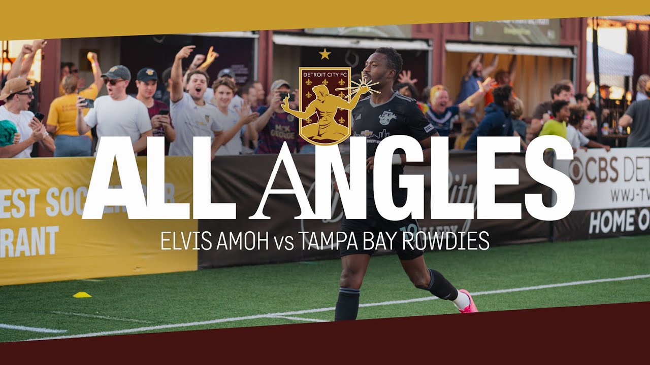 ALL ANGLES: Elvis Amoh Heads it over the Goalkeeper! - YouTube
