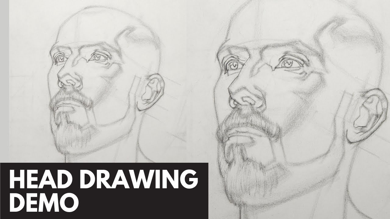 Male Head Drawing Livestream W/ Brian Knox - YouTube