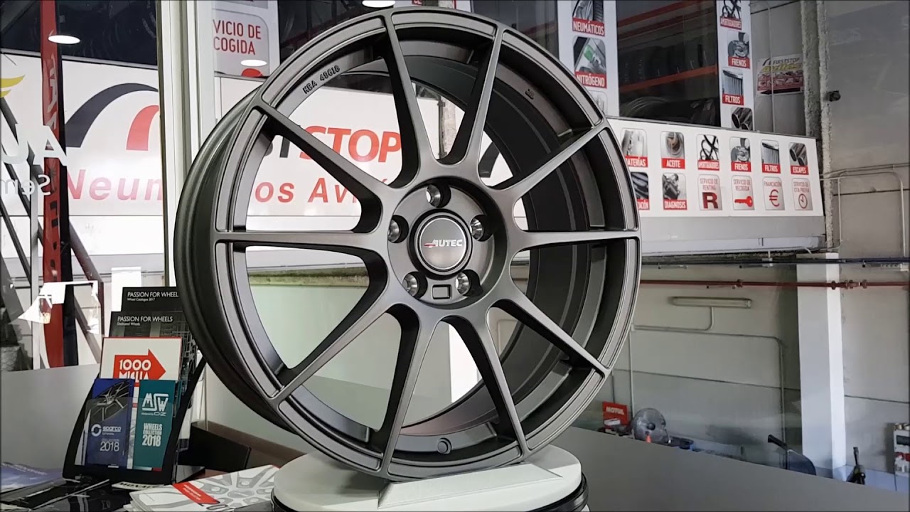 LLANTAS AUTEC WIZARD GUNMETAL LLANTASONLINE.ES - YouTube