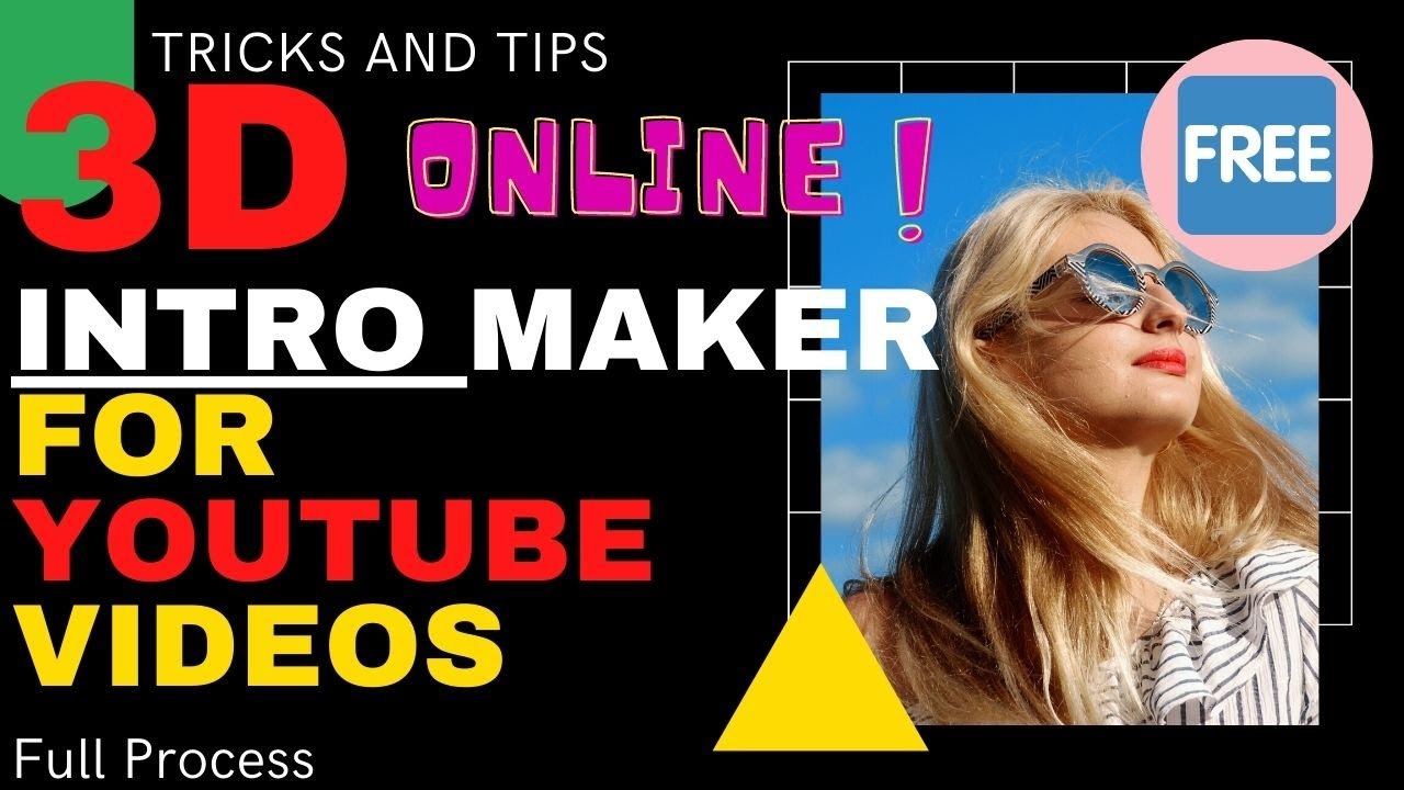 Free online 3D intro and outro maker for youtube videos without watermark |panzoid | Learnum ...