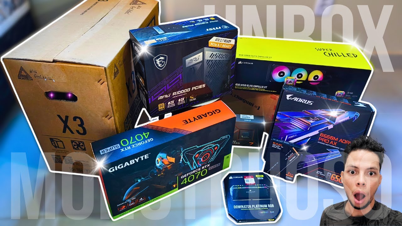 Meu PC da NASA em 2025: Unboxing Completo das Peças (Com os Pesados ...