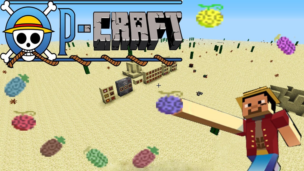 Minecraft | Review OPcraft mod 1.6.2 | vamos a ser luffy - YouTube
