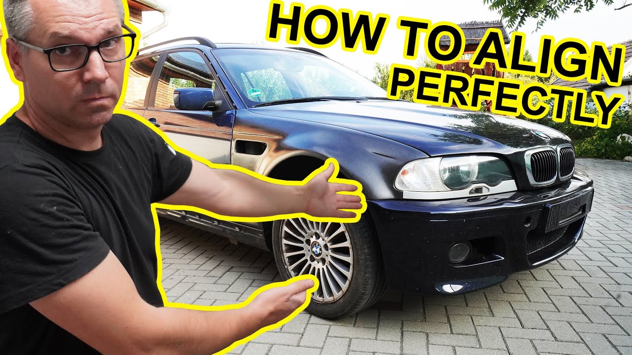 BMW E46 M3 TOURING BUILD | Ep4 | Frontend alignment | ENG SUB - YouTube